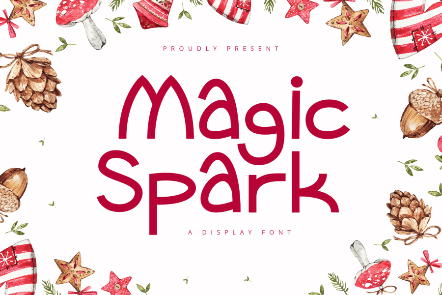 Magic Spark Font · 1001 Fonts