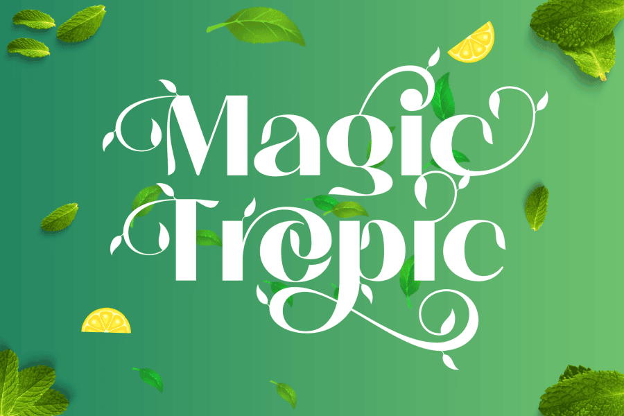 Magic Tropic Free Font · 1001 Fonts
