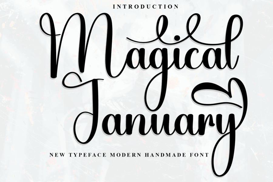 Magical January Font · 1001 Fonts