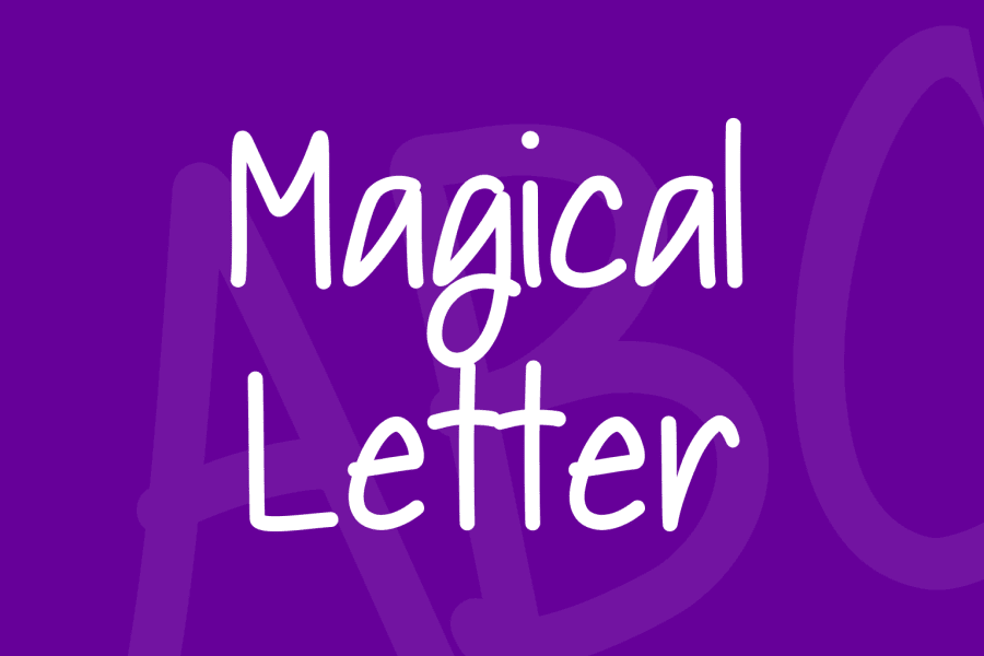 Magical Letter Font · 1001 Fonts