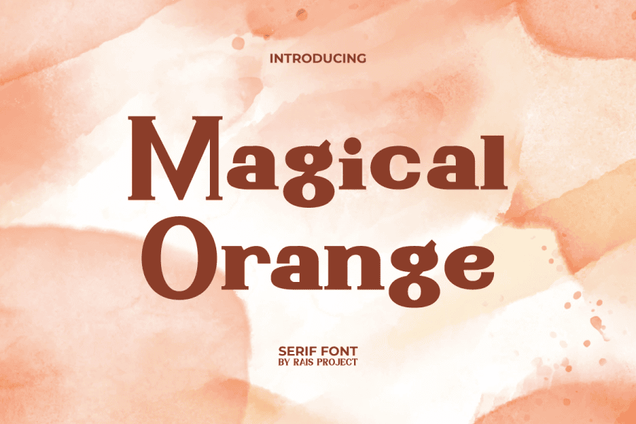 Magical Orange Demo Font · 1001 Fonts