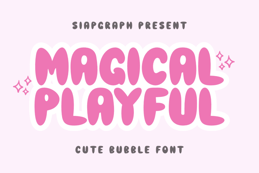 2 Free Adorable, Rounded, Sparkling Fonts · 1001 Fonts