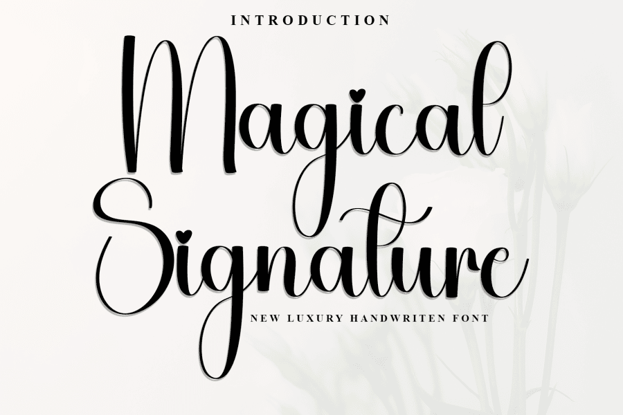 Magical Signature Font · 1001 Fonts