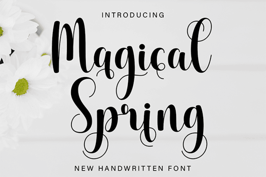Magical Spring Font · 1001 Fonts