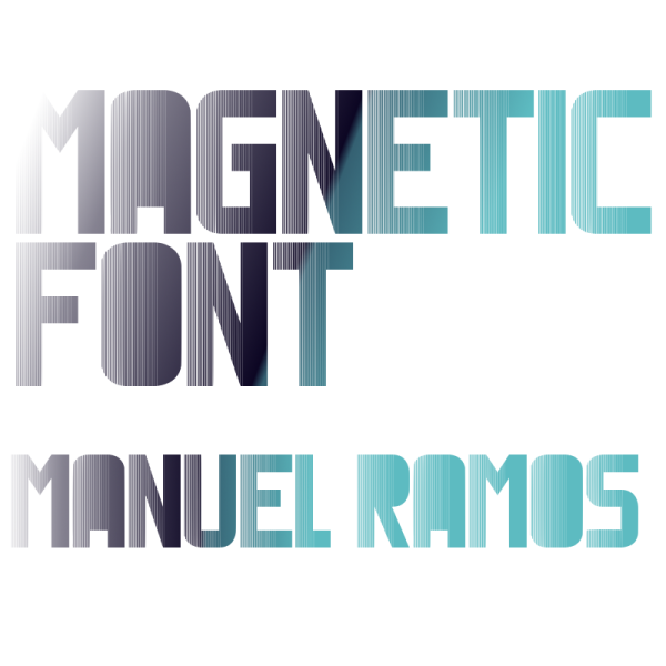Magnetic Font · 1001 Fonts