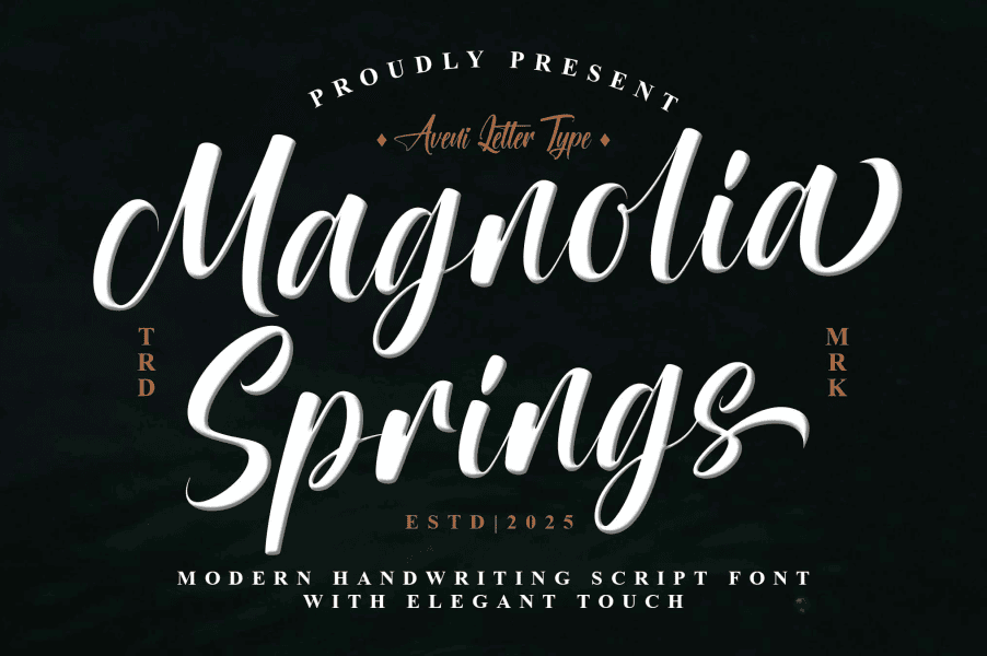 Magnolia Springs Font · 1001 Fonts