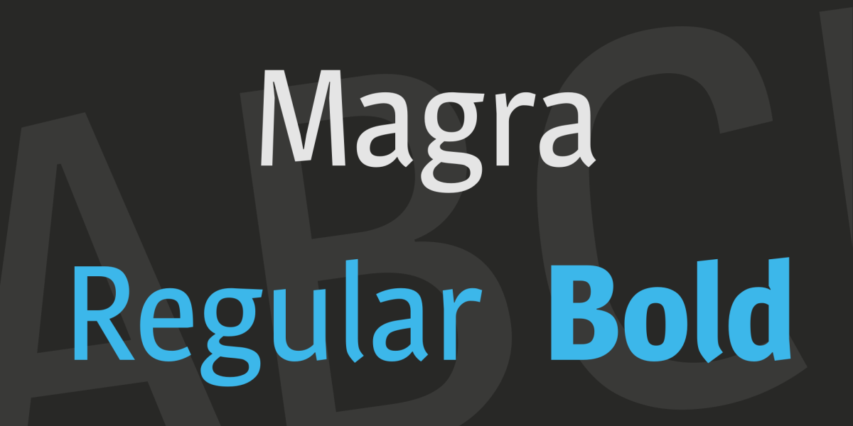 Magra Font Family · 1001 Fonts