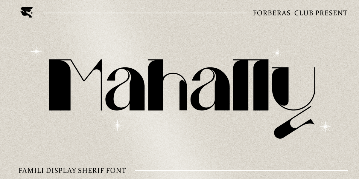 Mahally Font · 1001 Fonts