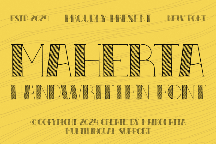 MAHERTA Font · 1001 Fonts