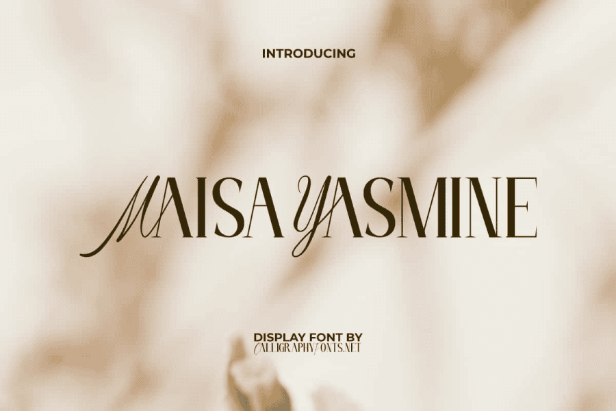 Maisa Yasmine Demo Font · 1001 Fonts