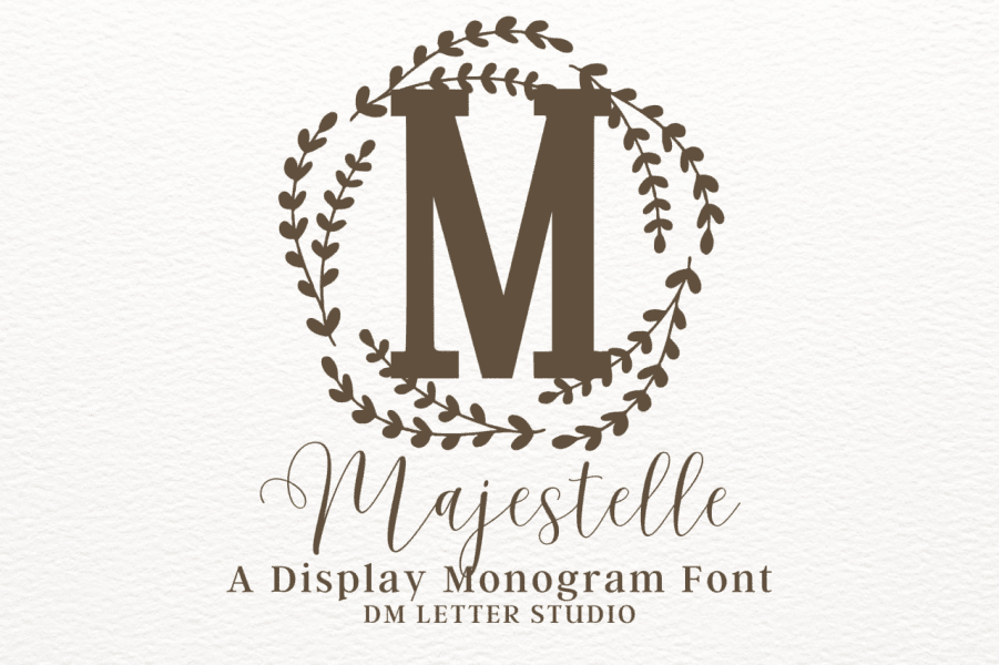 Majestelle Monogram Font · 1001 Fonts