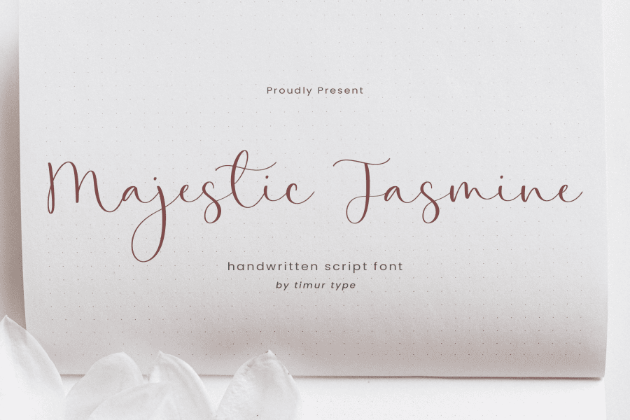 Majestic Jasmine Font · 1001 Fonts