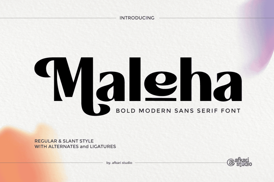 Maleha Font Family · 1001 Fonts