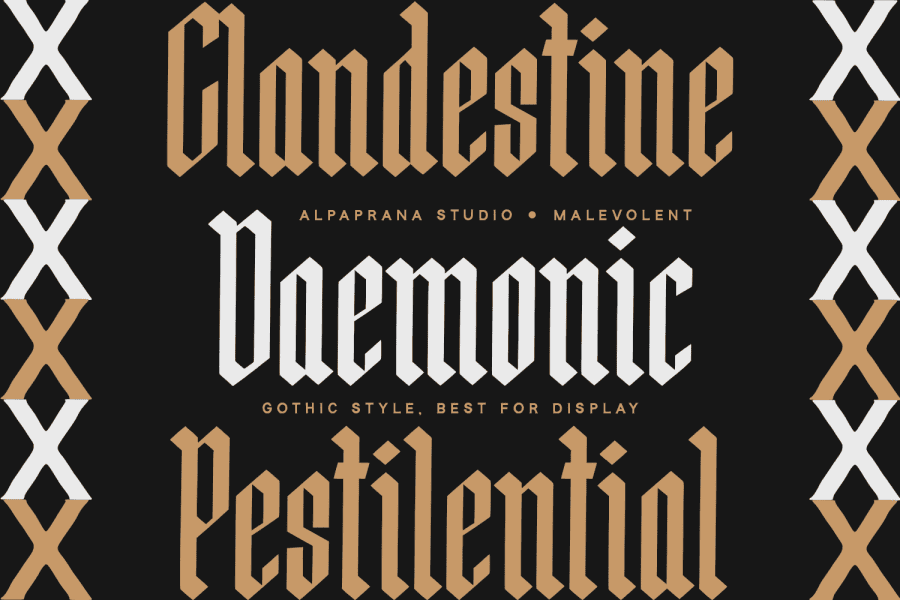 Malevolent Free Font · 1001 Fonts