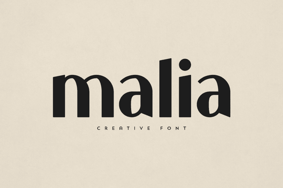 Malia Font · 1001 Fonts