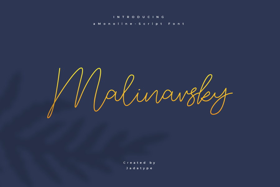 Malinavsky Font · 1001 Fonts