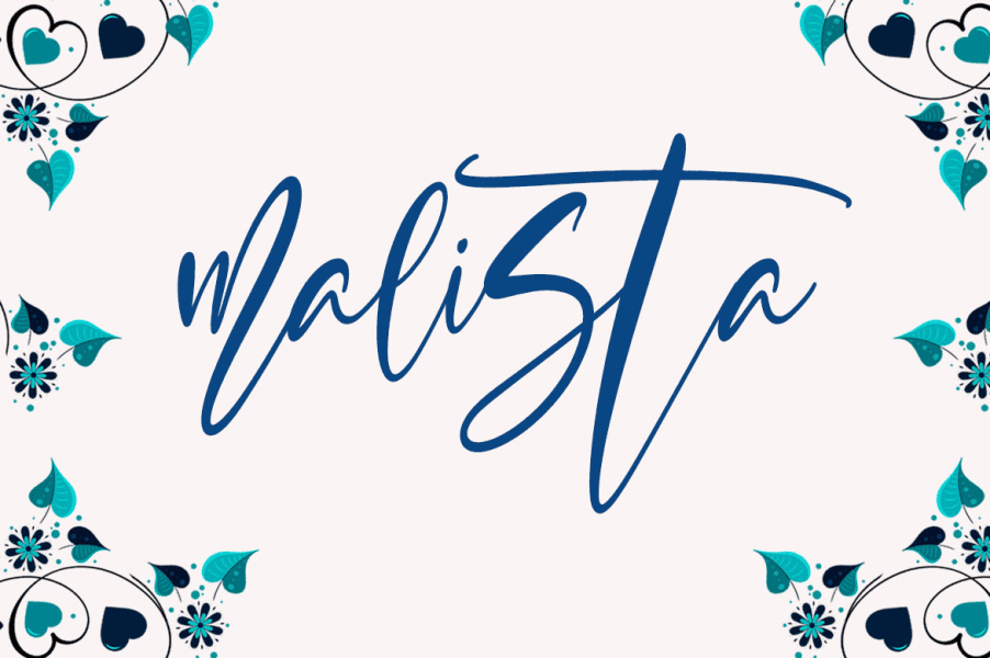 Malista Font · 1001 Fonts