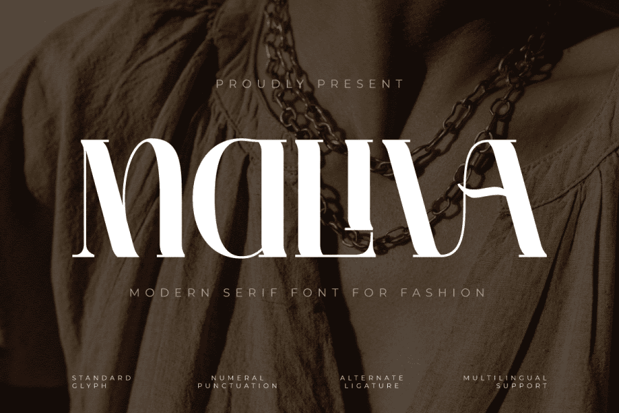 Maliva Trial Font · 1001 Fonts