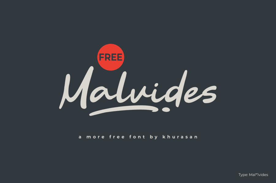 Malvides Font · 1001 Fonts