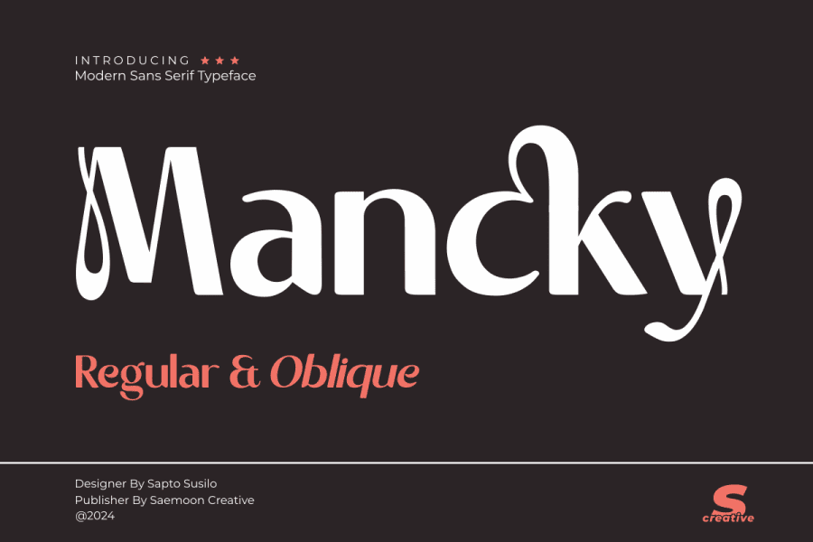 Mancky Font · 1001 Fonts