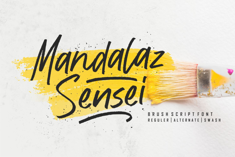 Mandalaz Sensei Demo Font Family · 1001 Fonts
