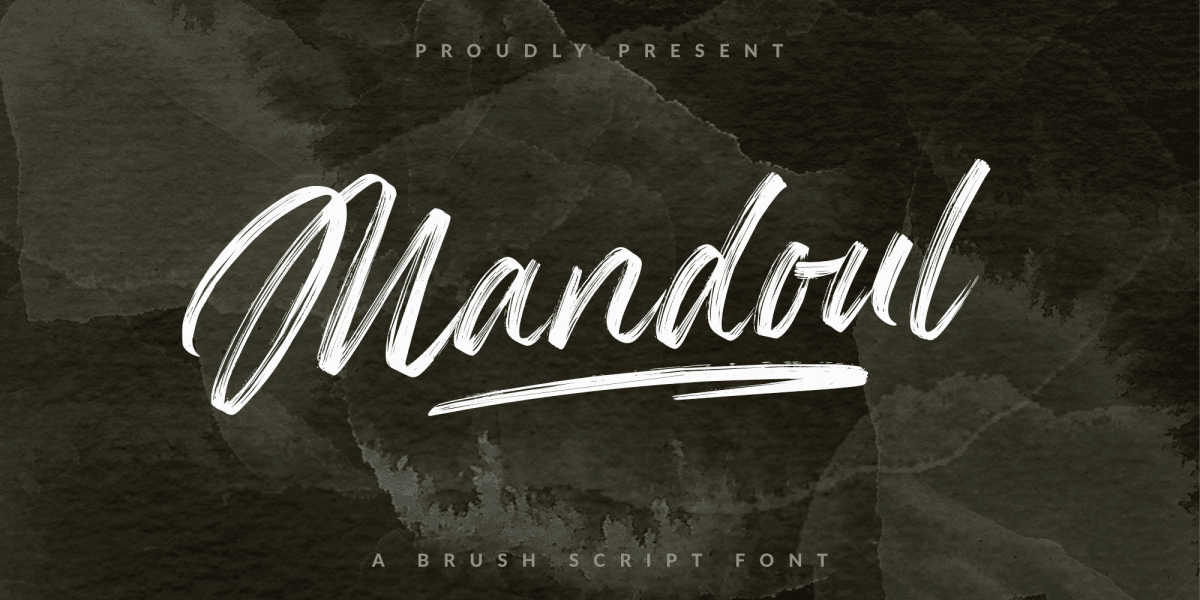 Mandoul Brush PERSONAL USE ONLY Font · 1001 Fonts