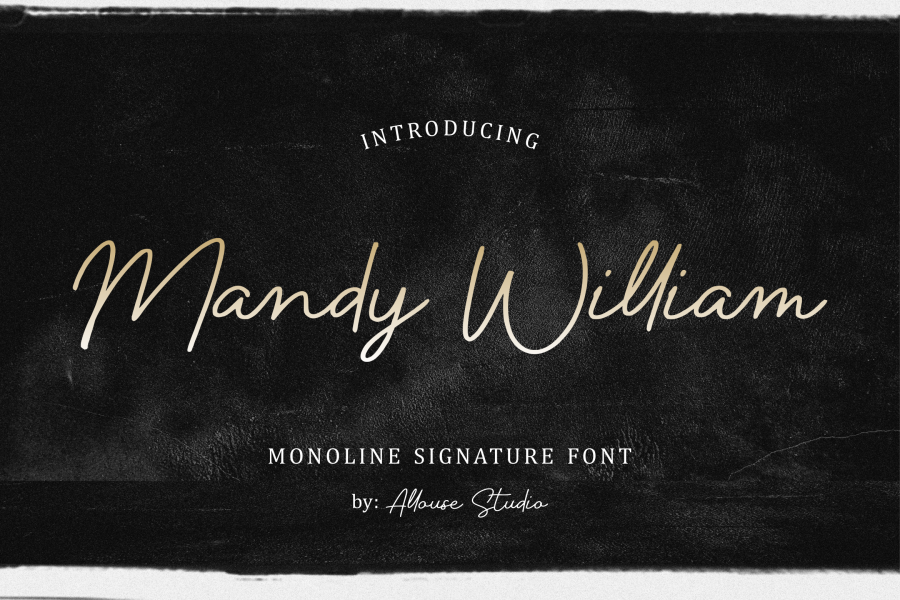Mandy William Demo Font · 1001 Fonts