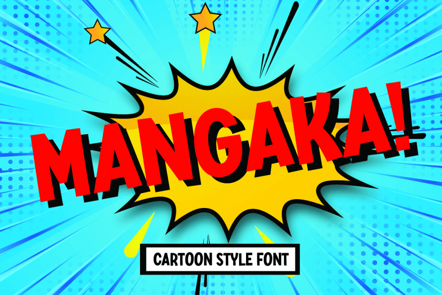 Mangaka Font · 1001 Fonts