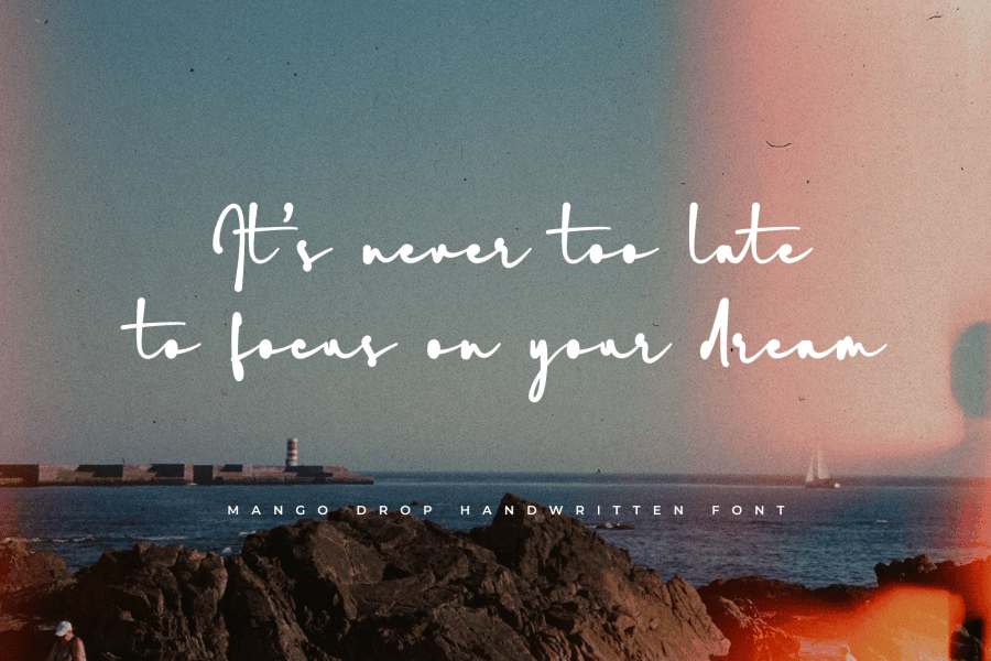 Mango Drop Font · 1001 Fonts