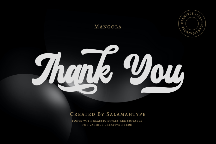 Mangola Font · 1001 Fonts