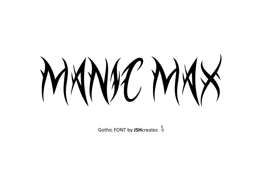 Manic Max Font · 1001 Fonts