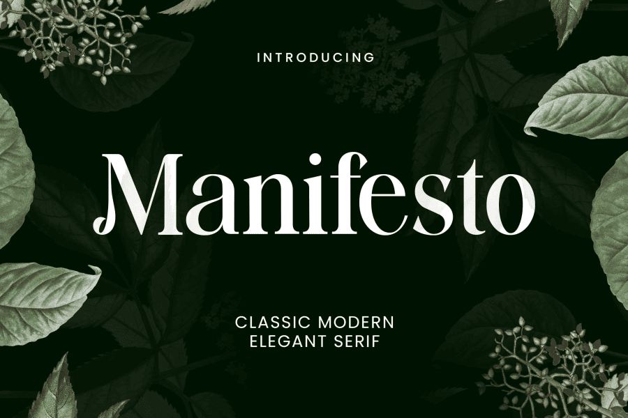 Manifesto Font · 1001 Fonts