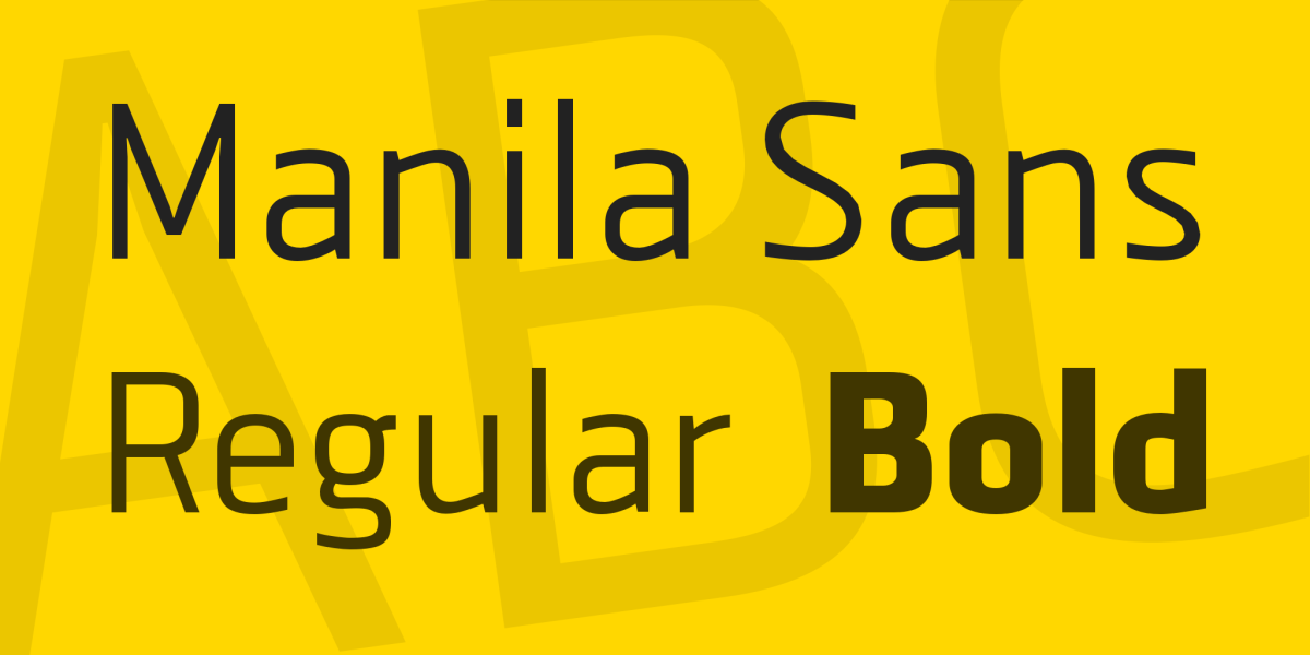 Manila Sans Font Family · 1001 Fonts