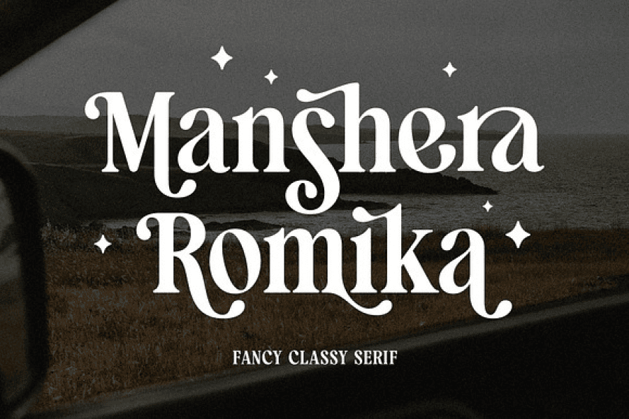 Manshera Romika Font · 1001 Fonts