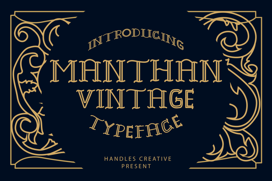 MANTHAN Font · 1001 Fonts
