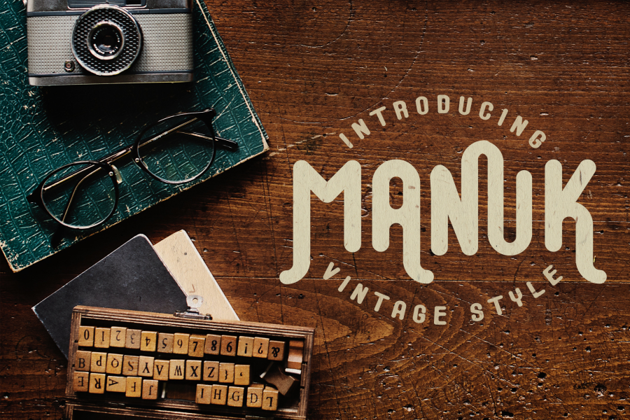 Manuk Font · 1001 Fonts