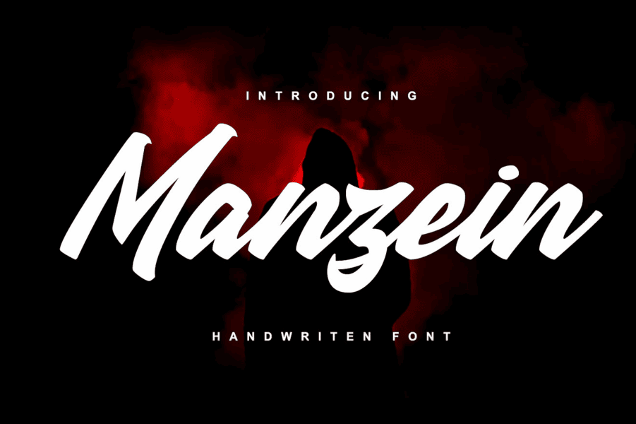 Manzein Font · 1001 Fonts