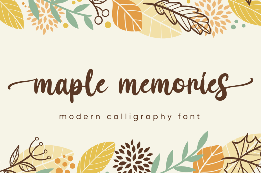 Maple Memories Font Family · 1001 Fonts