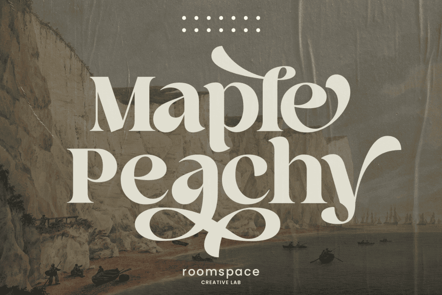Maple Peachy Font Family · 1001 Fonts