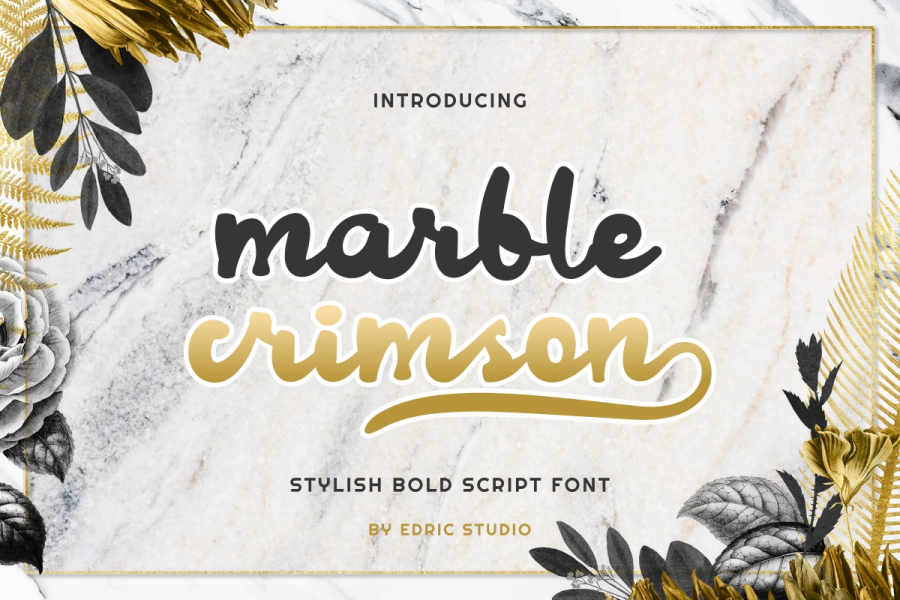 Marble Crimson Demo Font · 1001 Fonts