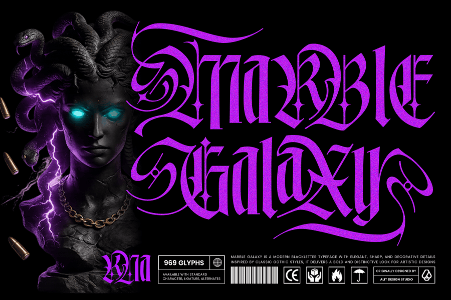 1 Free Chicano Gothic, Magazine Font · 1001 Fonts