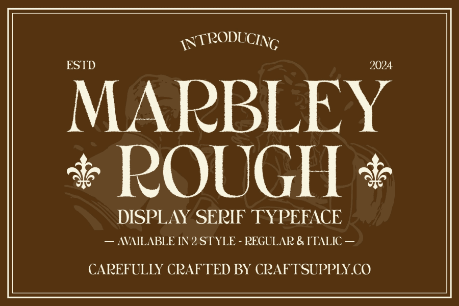 Marbley Rough Demo Font · 1001 Fonts