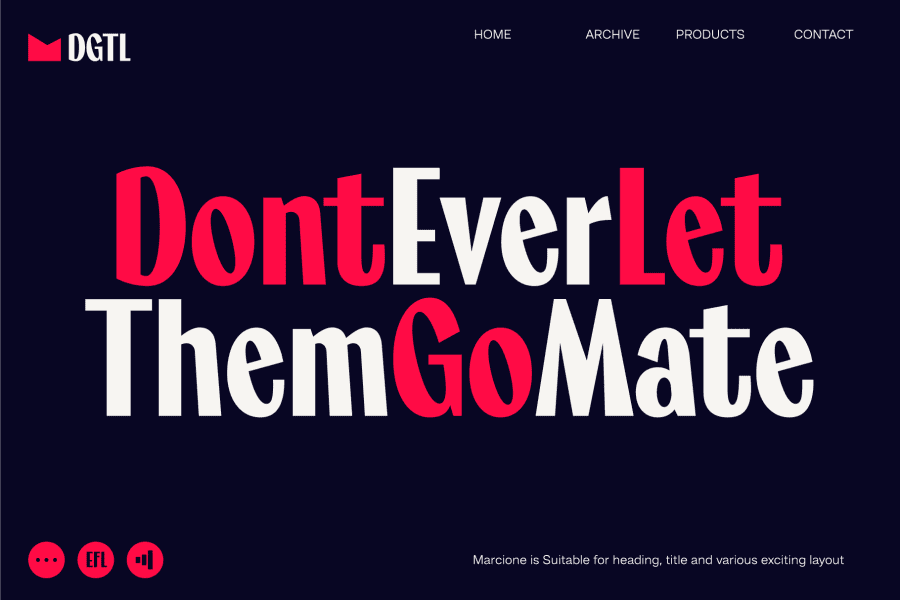 Marcione Trial Font Family · 1001 Fonts