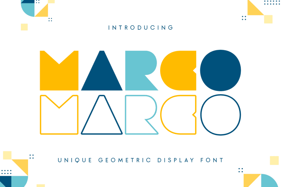 Marco Font · 1001 Fonts