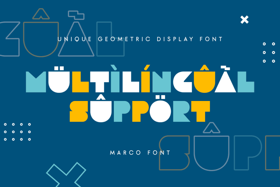 Marco Font · 1001 Fonts
