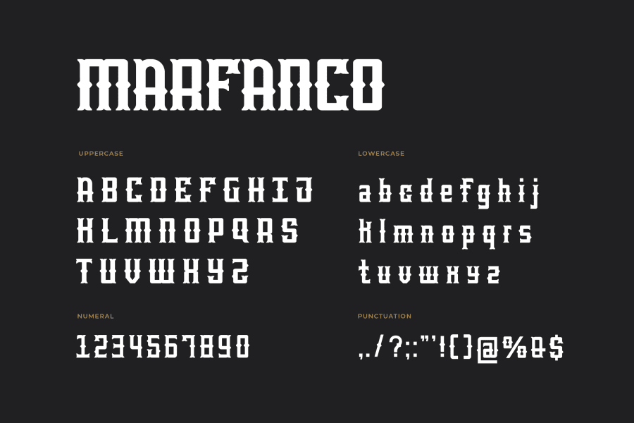 Marfanco Font · 1001 Fonts