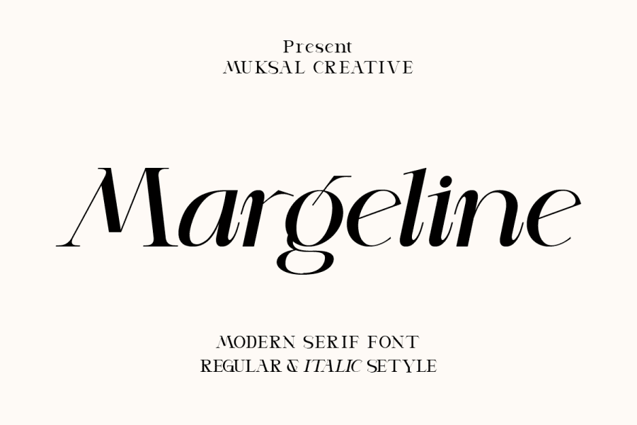 Margeline Font · 1001 Fonts