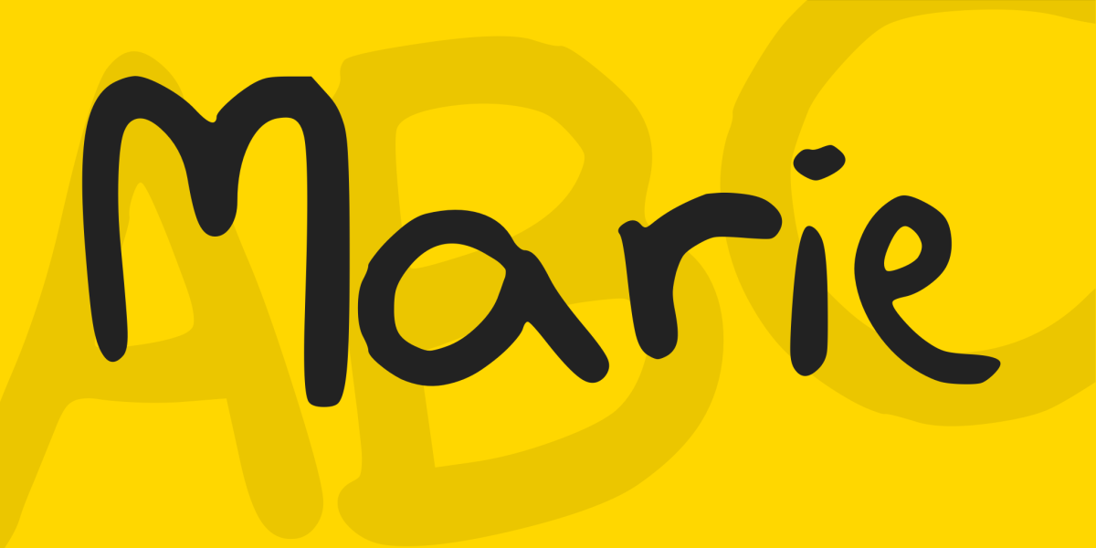 Marie Font · 1001 Fonts