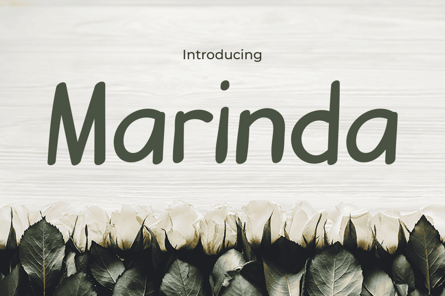 Marinda Font · 1001 Fonts