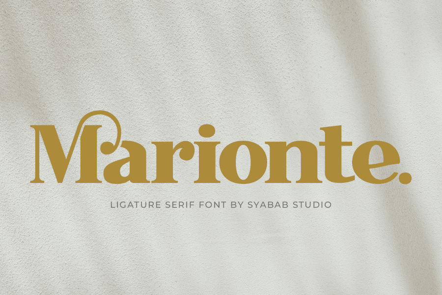 Marionte Font · 1001 Fonts